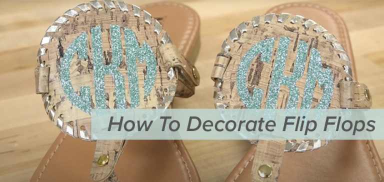 How to Decorate Flip Flops for Summer With a Heat Press