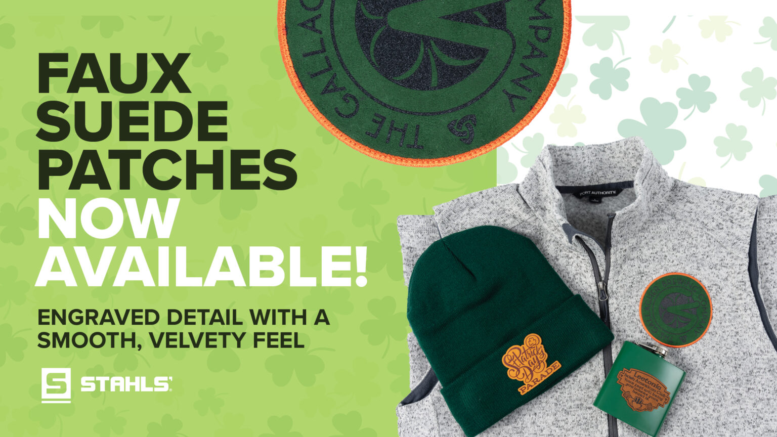 High End Decorating Looks: ALL NEW Faux Suede Patches - Stahls' Blog