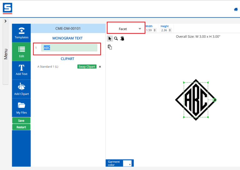 Monograms the Easy Way With CAD-CUT Templates - Stahls' Blog